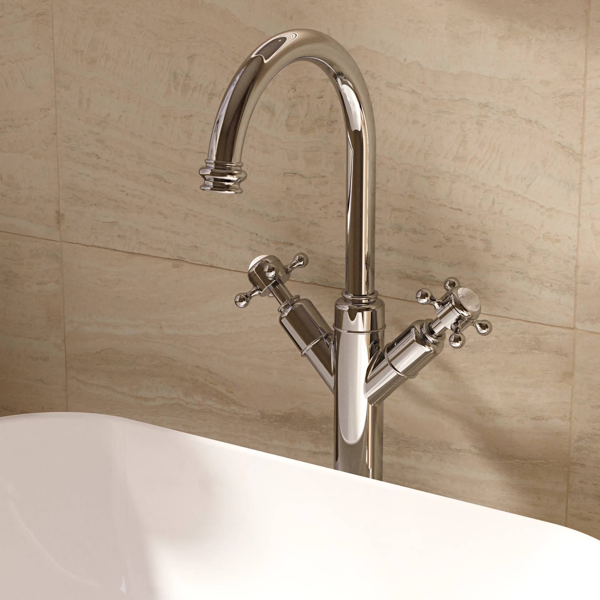 Belgravia Tall Basin Tap | Crosswater Bathrooms