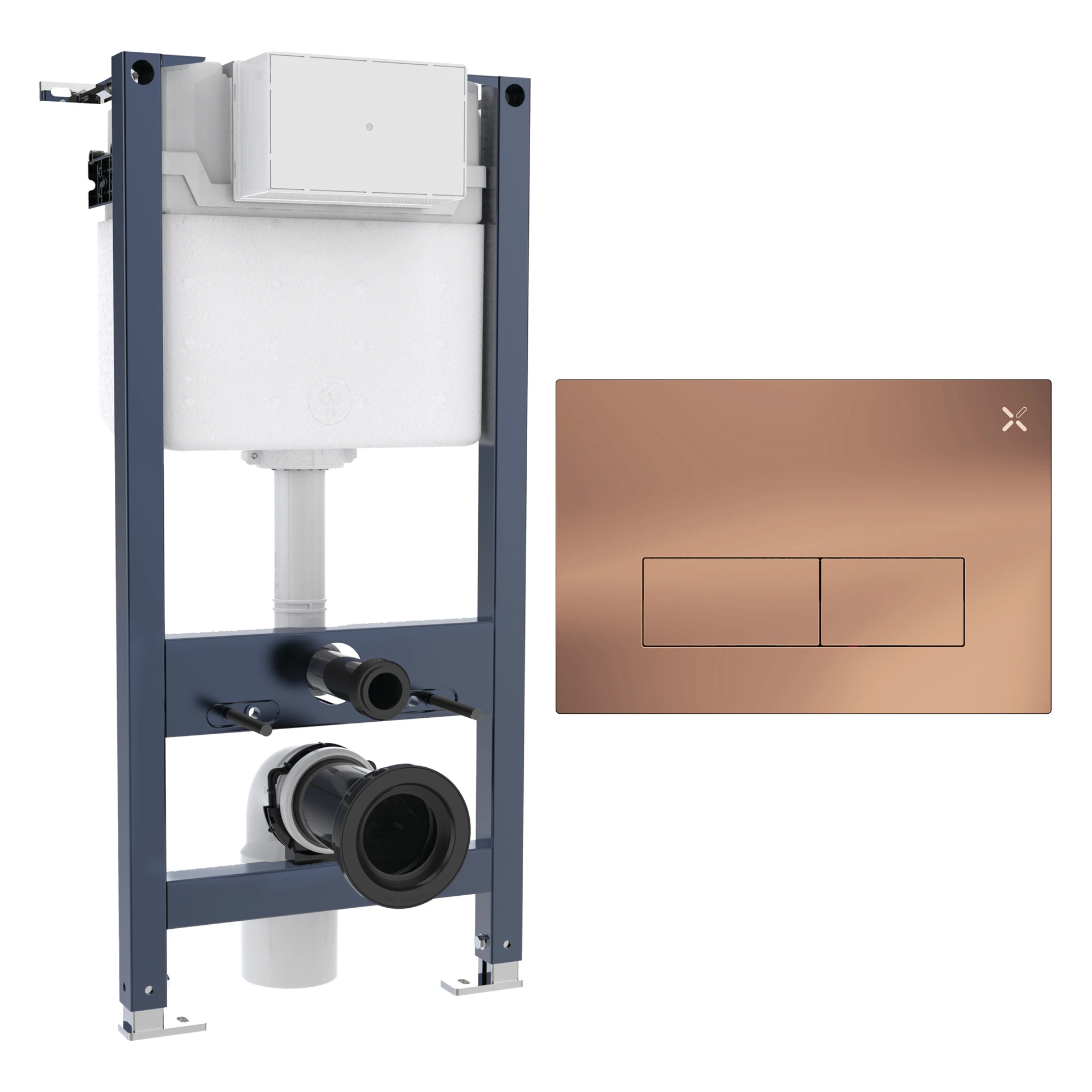 MPRO SS Concealed Cistern Frame Set 2 | Crosswater Bathrooms