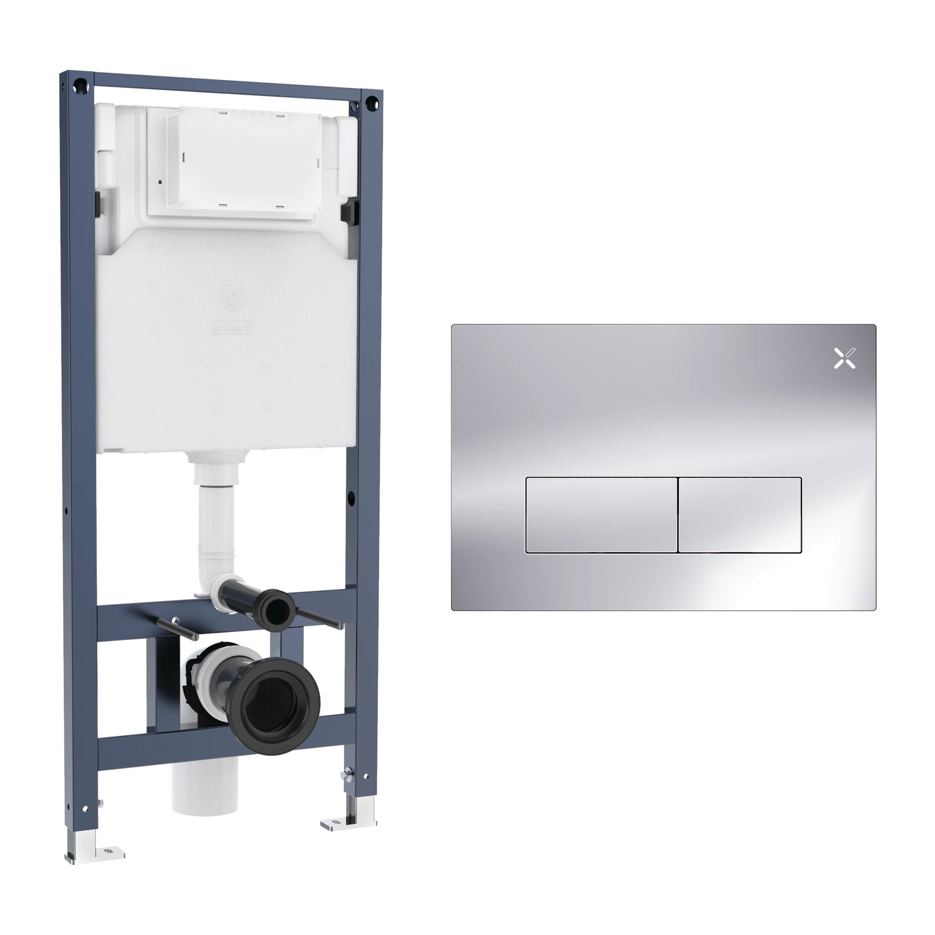 MPRO SS Concealed Cistern Frame Set 3 | Crosswater Bathrooms