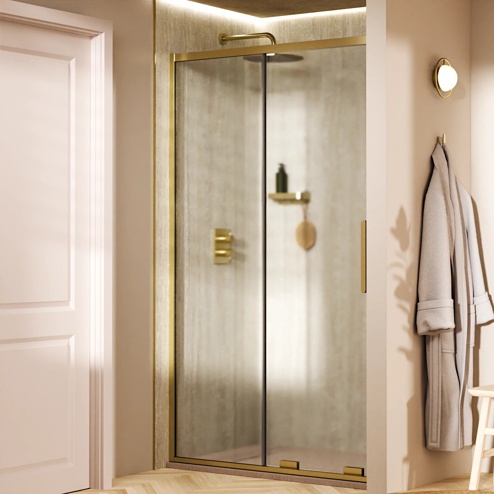 Optix 10 Sliding Shower Door | Crosswater Bathrooms